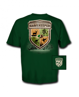 GameKeeper Logo T-Shirt/Rusty Shield | Safford Trading Company