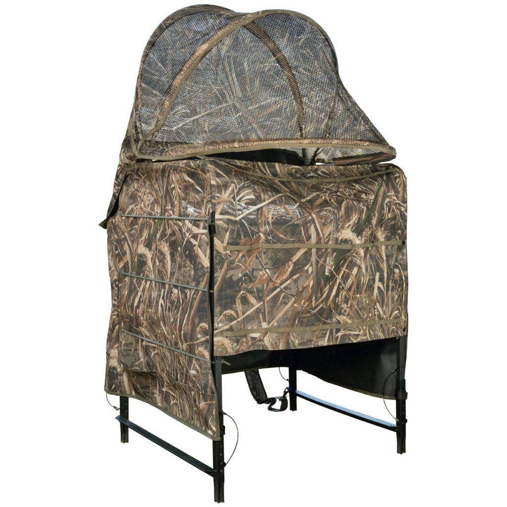 Drake Ghillie Shallow Water Chair Blind #DHG2010006 | Safford Trading ...